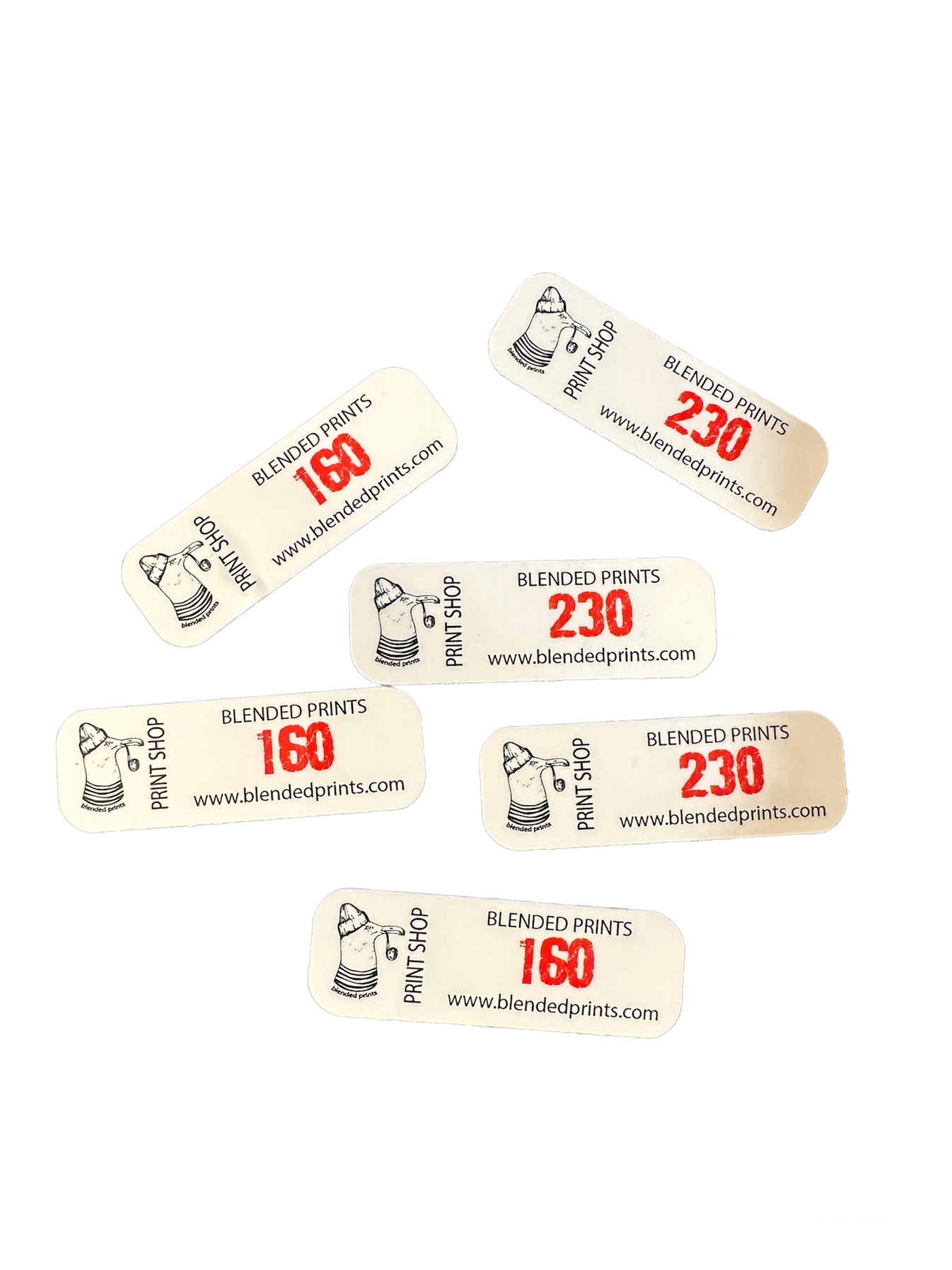 Screen Print Frame Labels – Blended Prints NJ